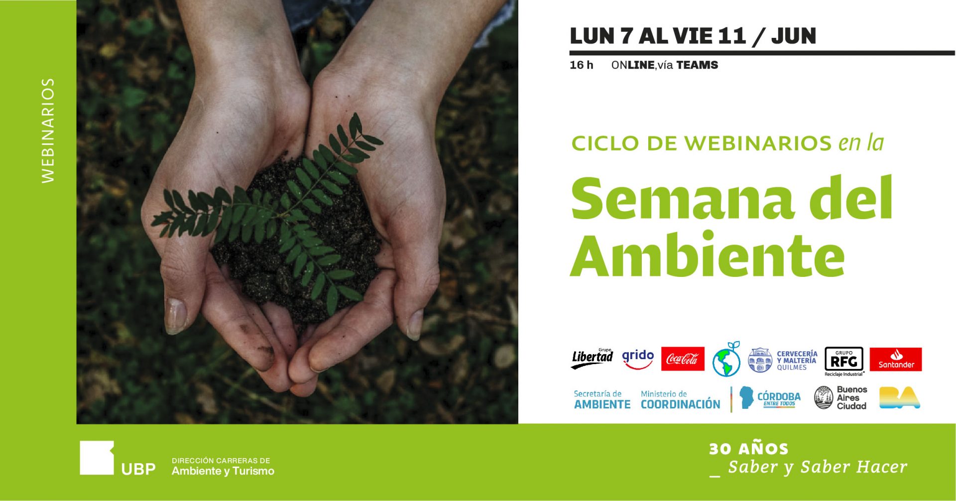 Ciclo de Webinarios en la Semana del Ambiente - Universidad Blas Pascal Ciclo de Webinarios en la Semana del Ambiente - Universidad Blas Pascal